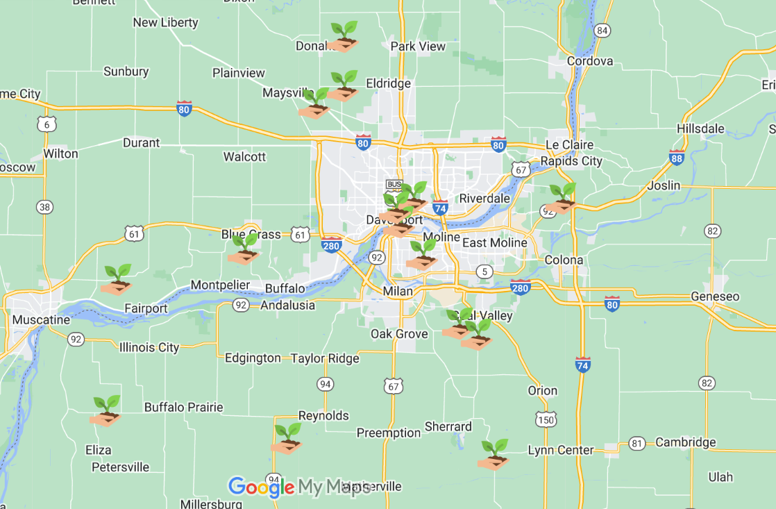 Artisanal Earth Network Midwest Slow Food Local Producers Map - Studio 2